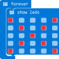 6 micro:bit LED examples using the blocks editor